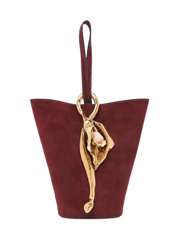 Chloé Small Eden Treasures Wristlet Bucket Bag - Red