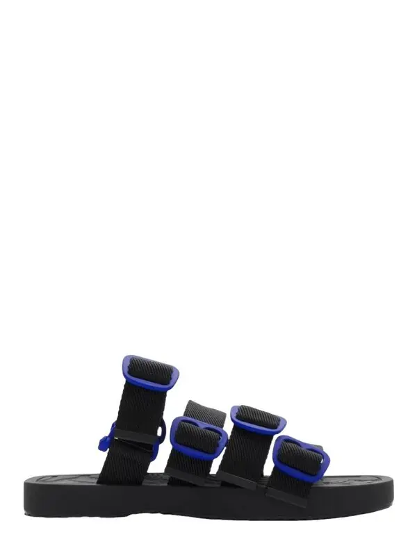 Burberry Nylon Strap Sandals - Black