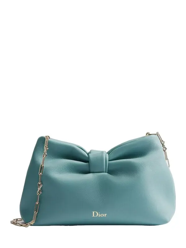 Dior Small Bow Bag - Tourmaline Blue