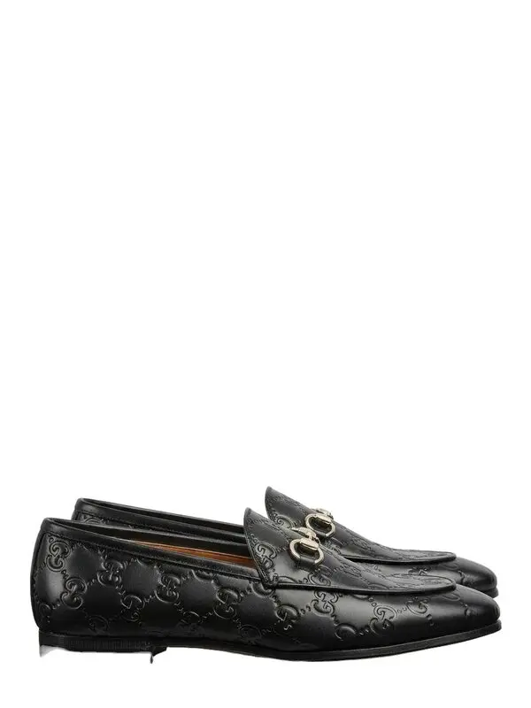 Gucci Jordaan Slip-on Loafers With Horsebit Detail - Black