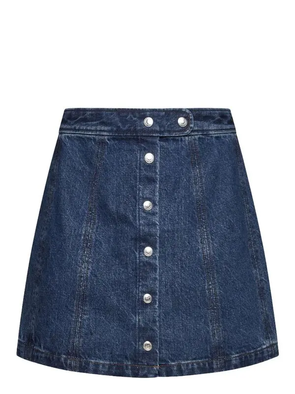 A.p.c. A-line Denim Miniskirt - Blue