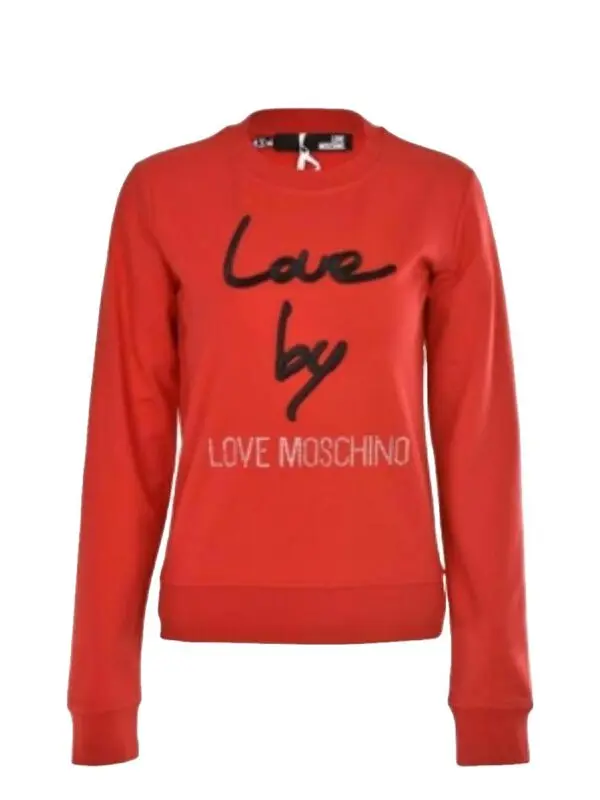 Moschino Printed Pattern Sweater - Red