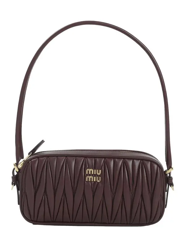 Miu Miu Zipper Handbag - Black