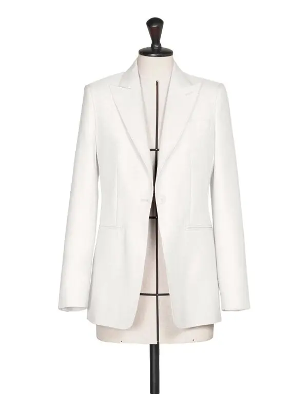 Max Mara Single-breasted Blazer - White
