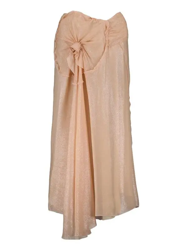 Victoria Beckham Asymmetrical Skirt - Nude