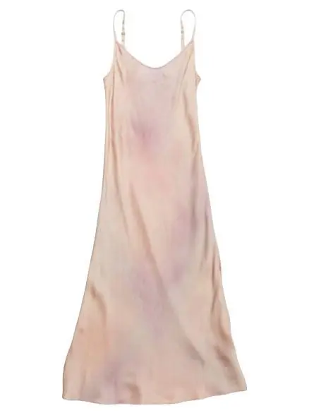 Acne Studios Strappy Printed Midi Dress - Multicolored Pink