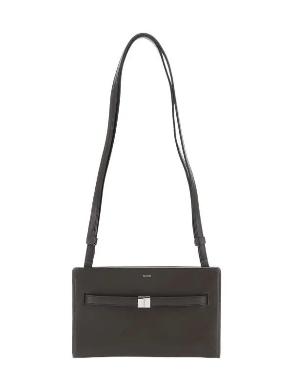 TOTEME Belted Crossbody Bag - Black