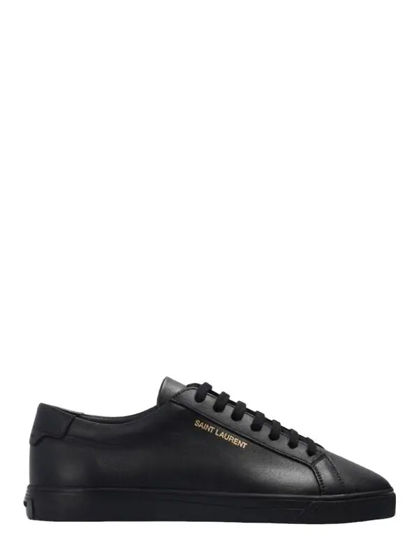 Saint Laurent Andy Low-top Sneakers - Black