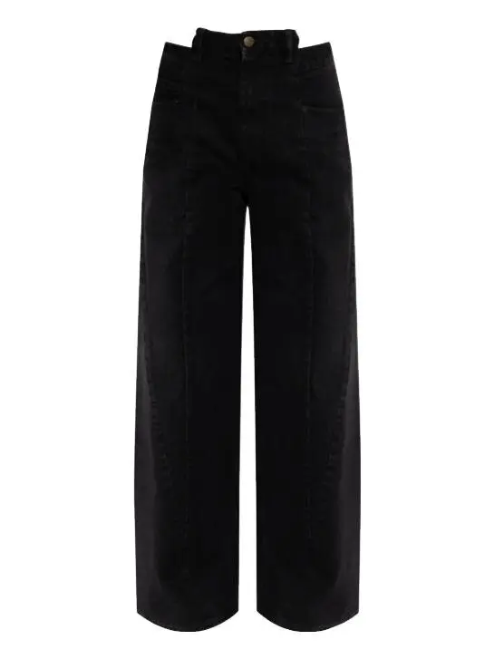 MAISON MARGIELA Straight Leg Jeans - Black
