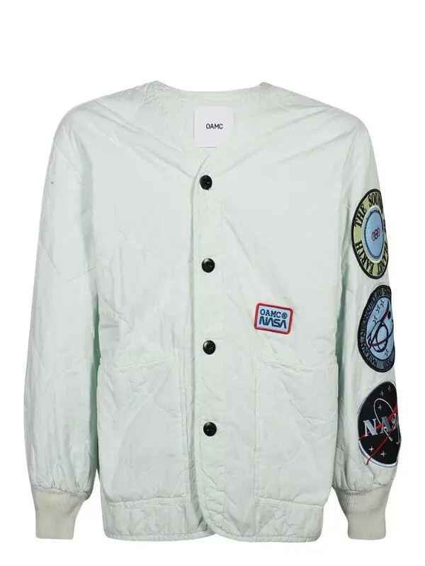 OAMC Quilted Patch Nasa Jacket - White