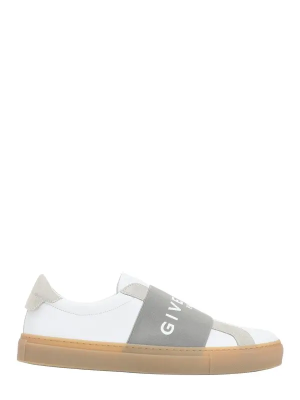 Givenchy Urban Street Sneakers In Leather And Suede With Elastic - Nude