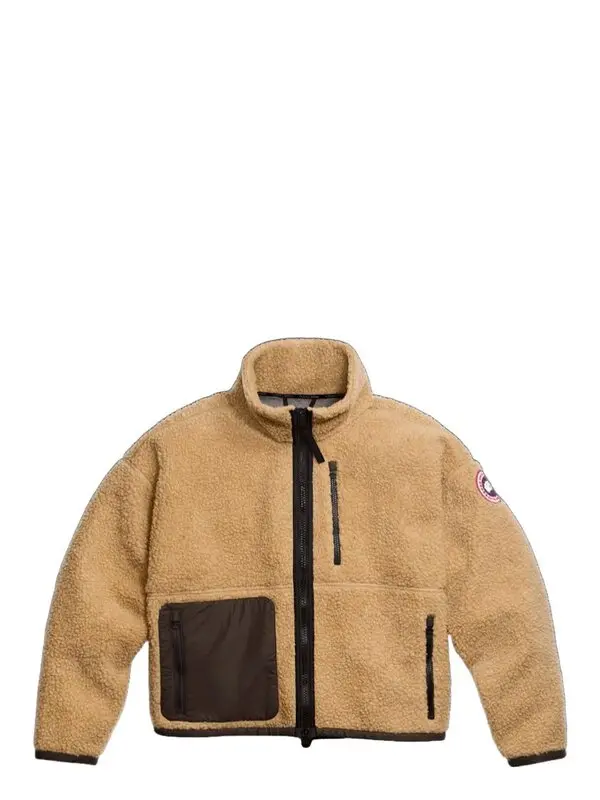 Canada Goose Simcoe Fleece Zip Up Sweater - Off-white/earth Color