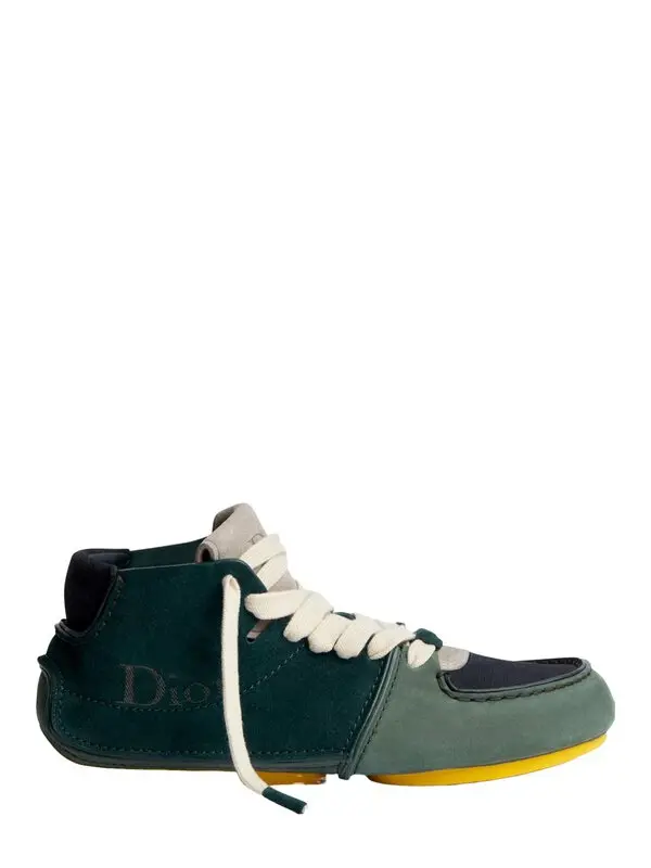 Dior Roadie Lace-up High-top Sneakers - Black
