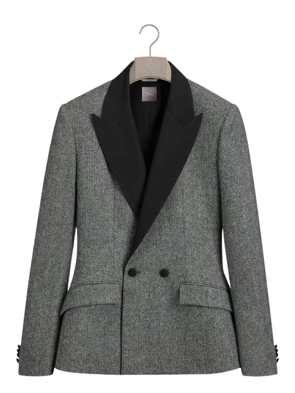 Dior Tailored Bar Jacket - Grey