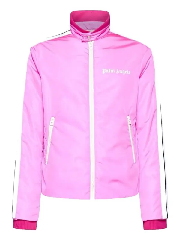 Palm Angels Logo-print Padded Track Jacket - Pink