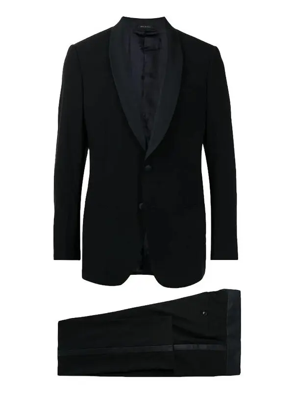 Giorgio Armani Two-piece Wool Tuxedo - Black