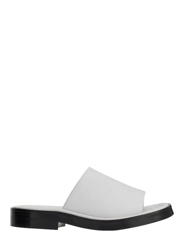 FERRAGAMO Open-toe Slides - White