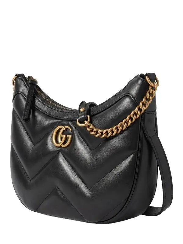 Gucci Gg Marmont Small Shoulder Bag - Black