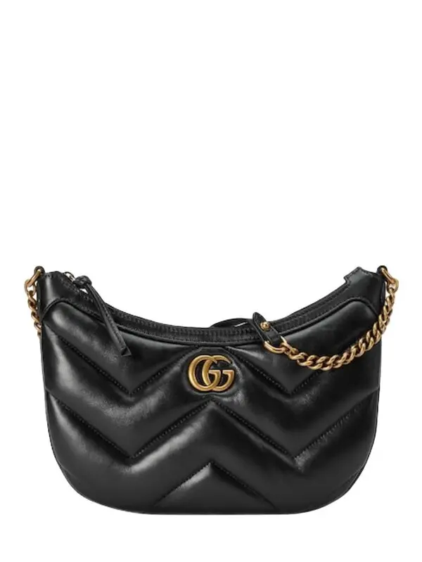 Gucci Gg Marmont Small Shoulder Bag - Black