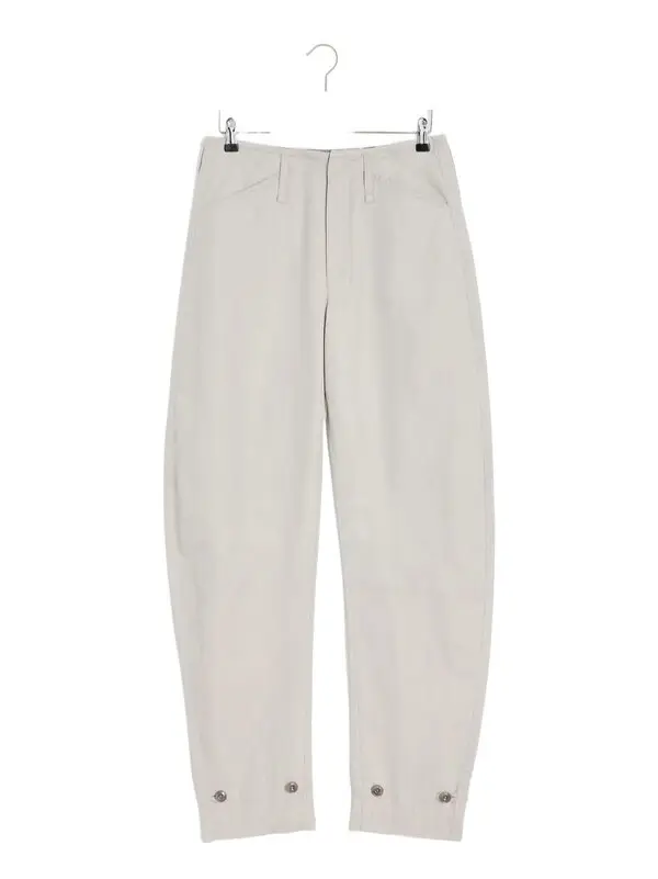 LEMAIRE Tapered Pants With Curved Legs - Frankincense