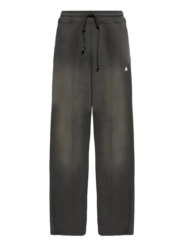 GOLDEN GOOSE Wide-leg Sweatpants With Drawstring - Grey