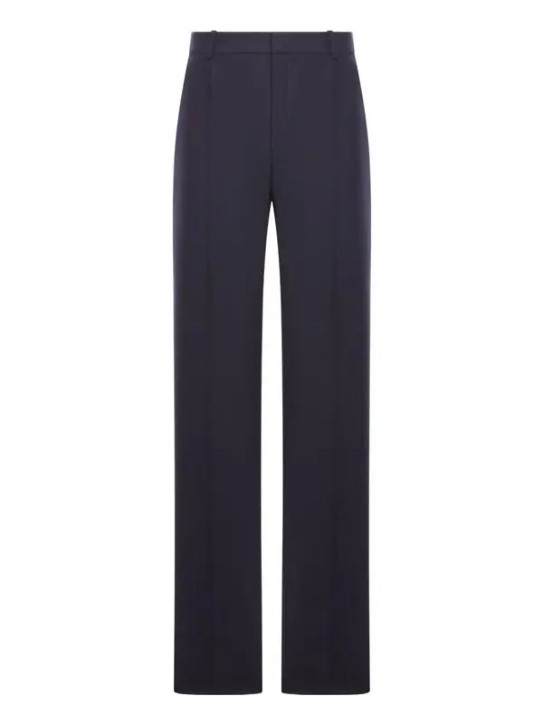 Saint Laurent Wool Tailored Trousers - Black