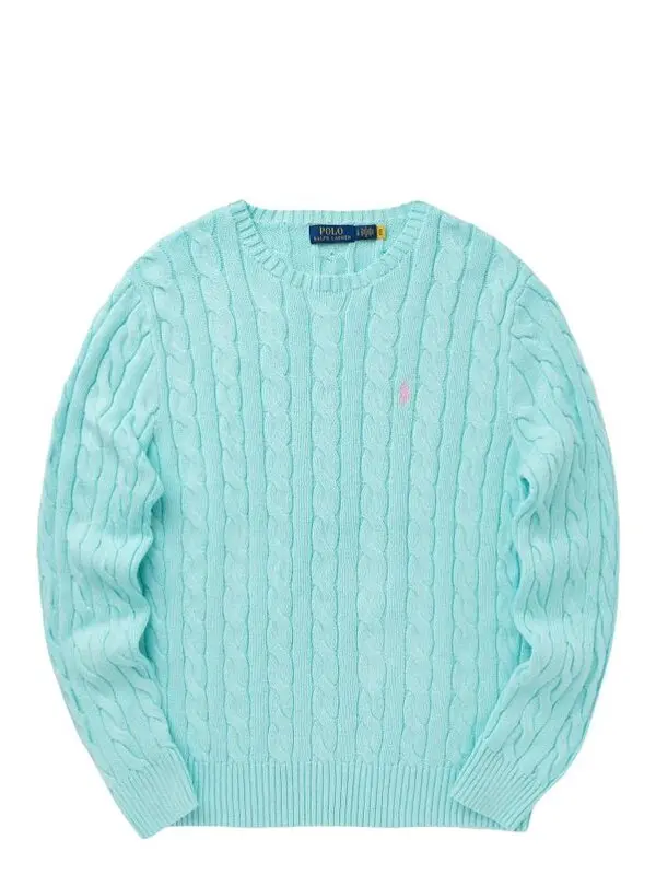 Ralph Lauren Polo Long-sleeved Crewneck Jumper - Blue