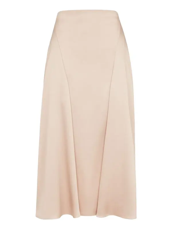 Fendi Draped Midi Skirt - Gold