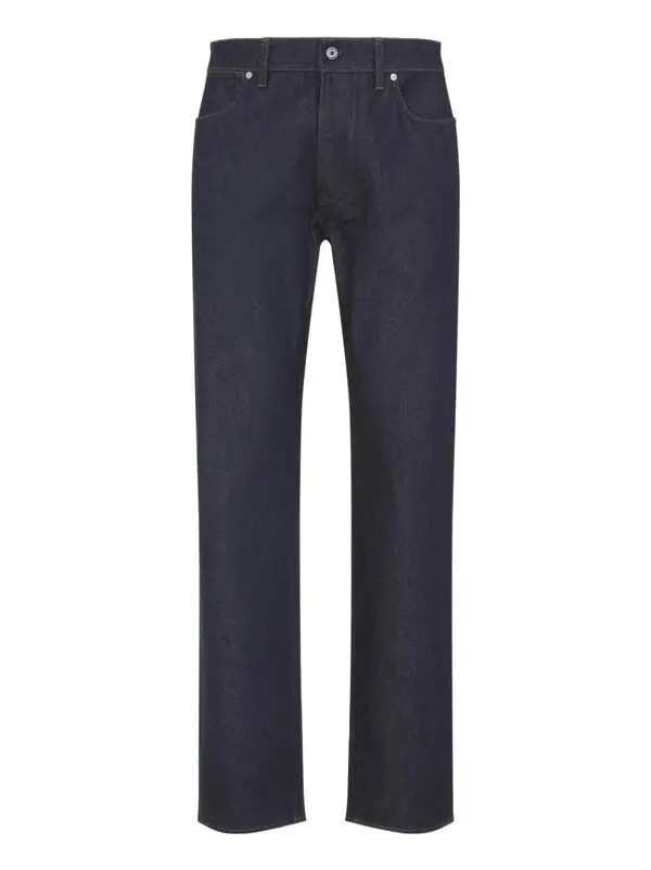 Stone Island Regular-straight Fit Five-pocket Jeans - Black