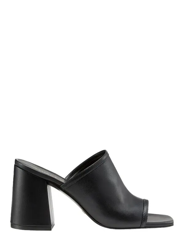 STUART WEITZMAN Logo High-heeled Sandals - Black