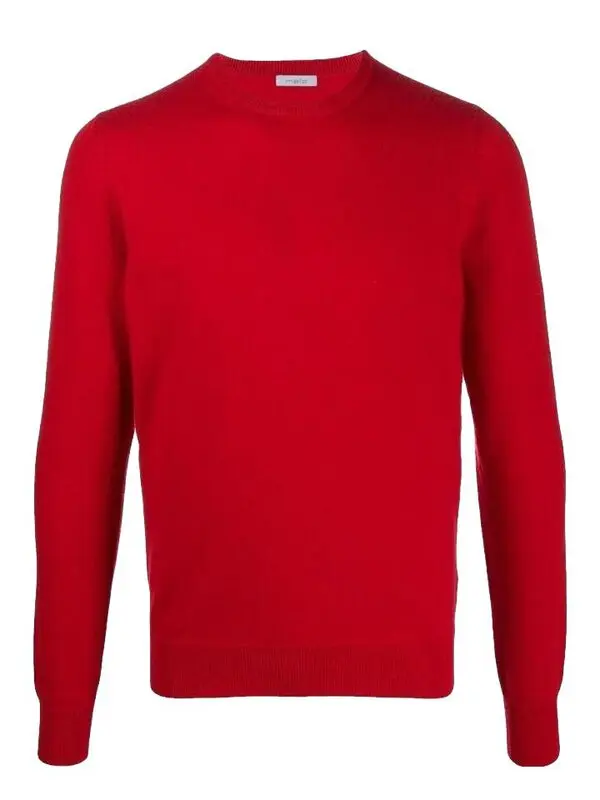 Malo Long-sleeved Crewneck Jumper - Red
