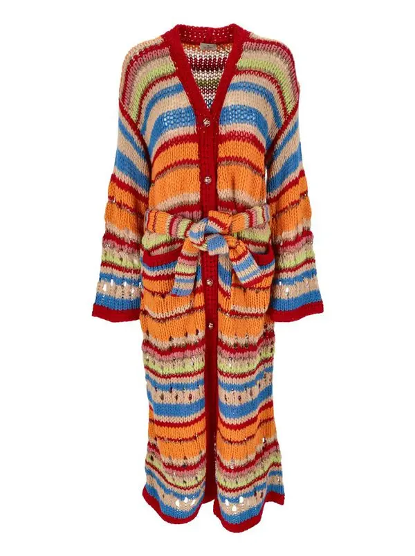 Etro Knitted Button-fastening Cardigan - Multicolor
