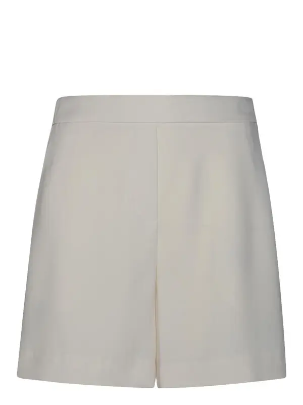 P.a.r.o.s.h Elastic Waist Straight Hem Shorts - Gray