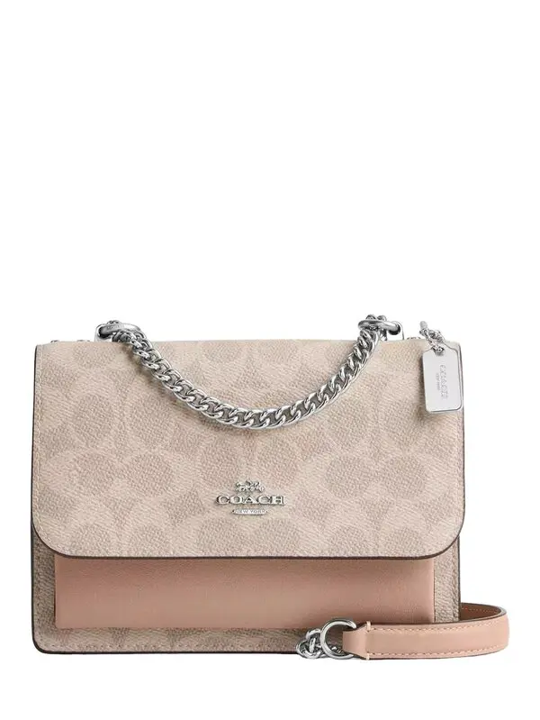COACH Mini Claire Crossbody Bag - Silver/sand