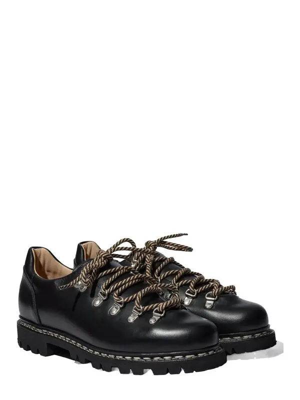 Paraboot Round-toe Lace-up Casual Shoes - Black