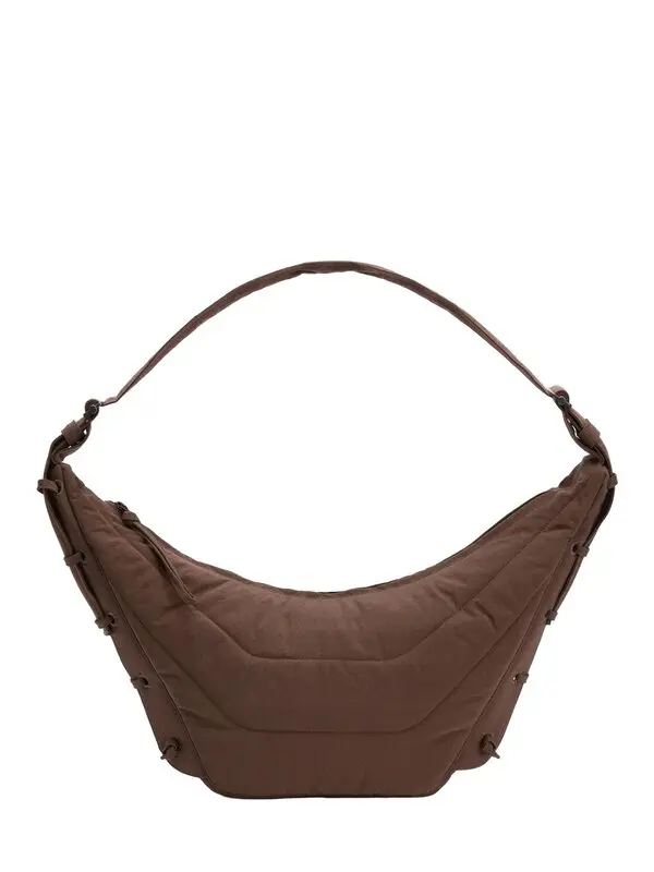 LEMAIRE Game Medium Zipped Shoulder Bag - Shiitake