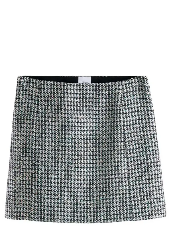 Dior Flared Mini Skirt - Gray