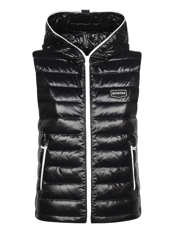 Duvetica Hooded Vest - Black