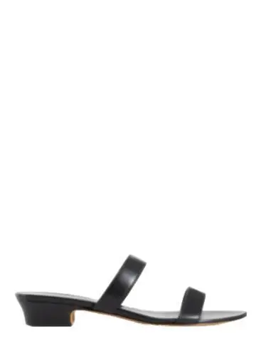 THE ROW Chunky Heel Sandals - Black