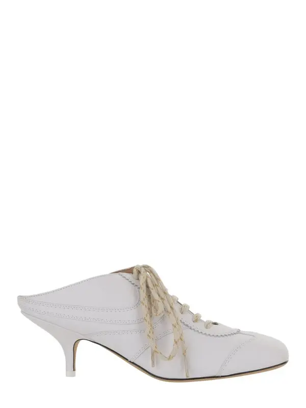 Dries Van Noten Slingback High-heeled Sandals - White