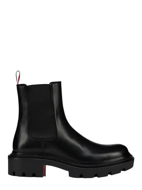CHRISTIAN LOUBOUTIN Devon College Ankle Boots - Black