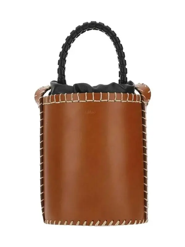 Chloé Logo Shoulder Bag - Brown