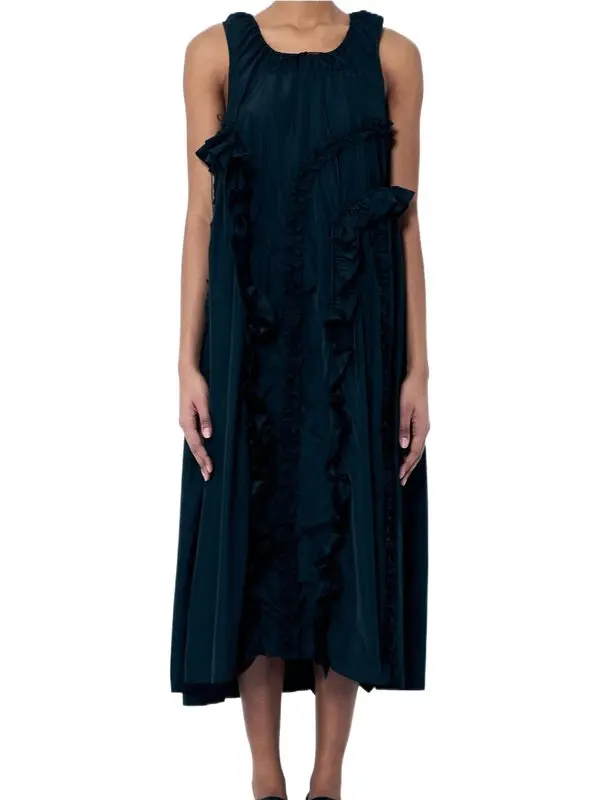 Cecilie Bahnsen Opal Midi Dress - Black