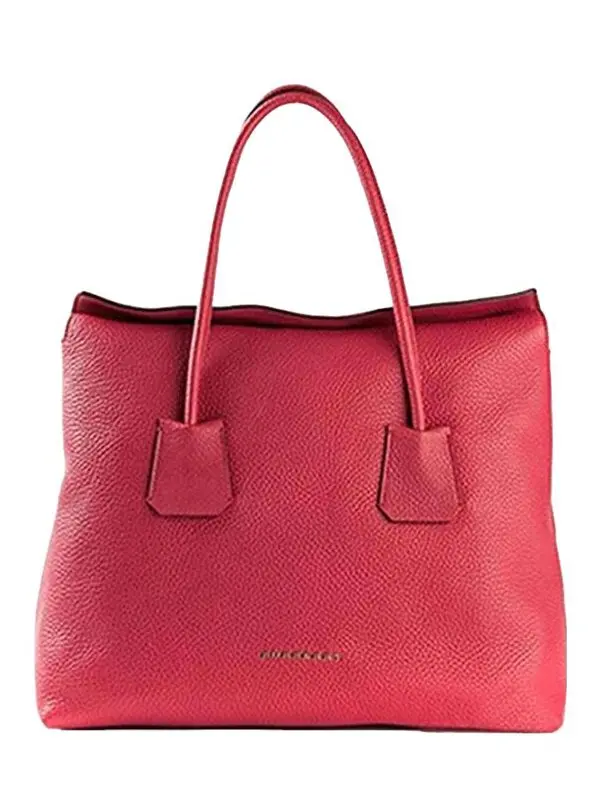 Burberry Logo Detail Handbag - Red
