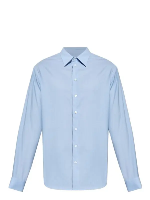 Emporio Armani Long-sleeves Button-up Shirt - Blue