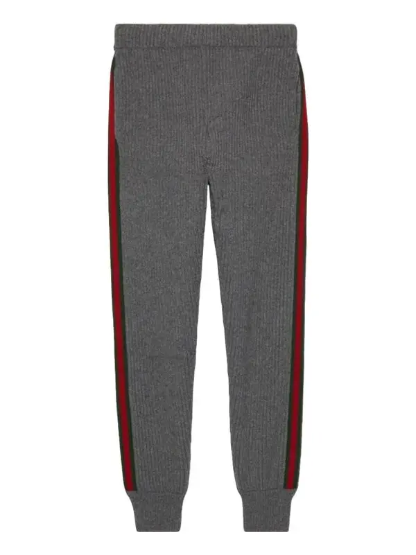 Gucci Web-stripe Track Pants - Black