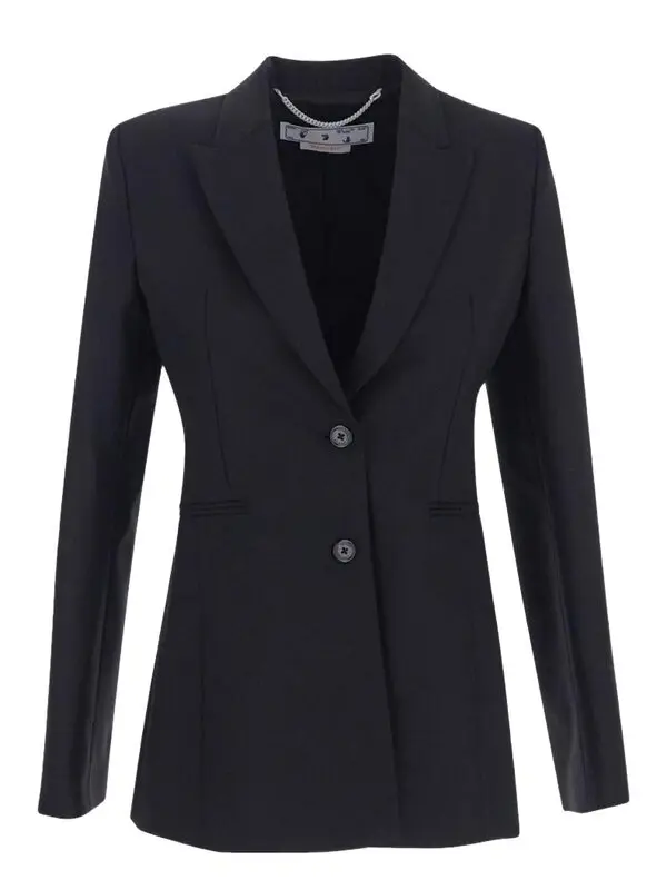 Off-White Single-breasted Blazer - Black