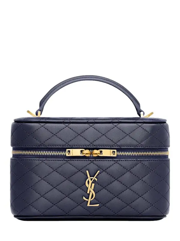 Saint Laurent Gaby Vanity Bag - Blue Abyss