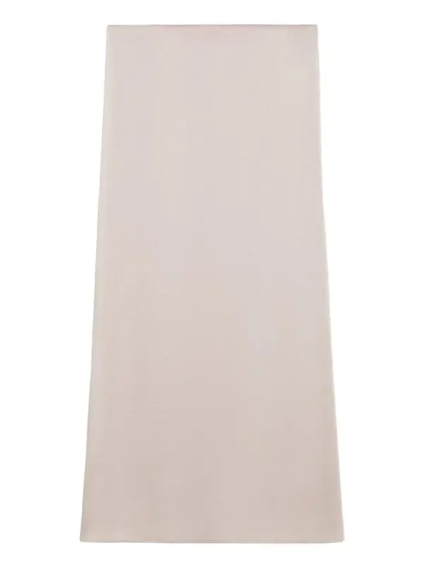 Max Mara Satin Calf-length Skirt - Nude