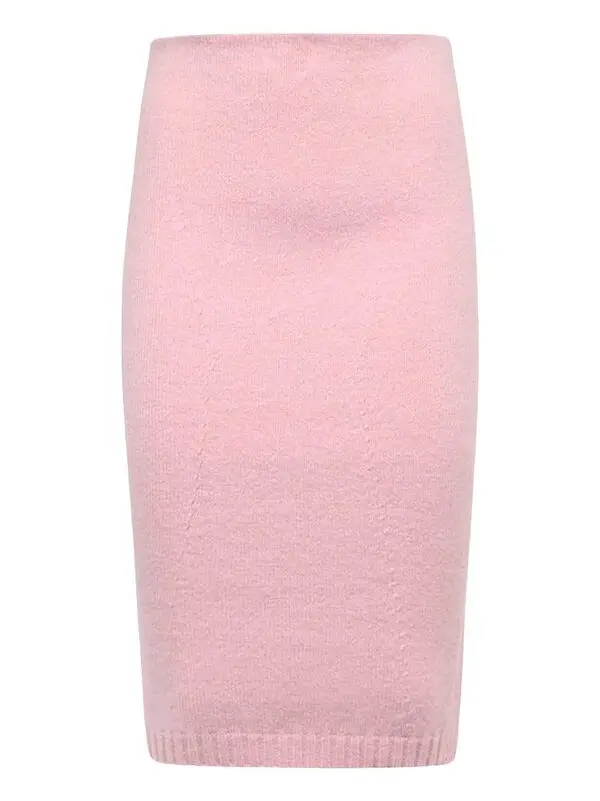 TOM FORD Ribbed Knitted Skirt - Pink
